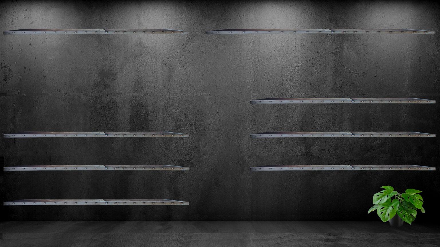 Windows Desktop Wallpaper Background for OCD users with shelves - Codehaven